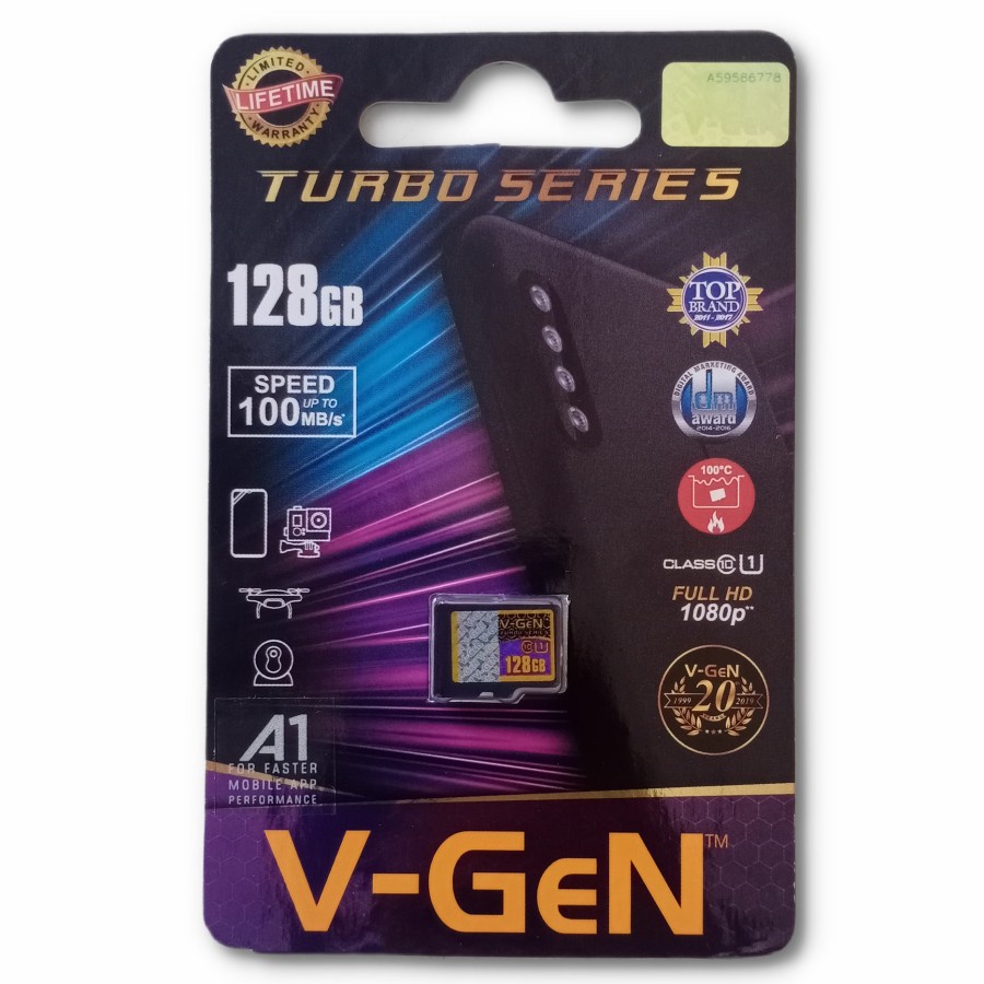Jual KARTU MEMORI MEMORY MICROSD MICRO SD CARD SDCARD V-GEN HP 128GB ...
