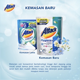 Jual Attack Hygiene Plus Deterjen Cair Semua Jenis Mesin Cuci 1200 mL | Shopee Indonesia
