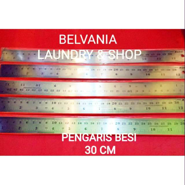 Jual PENGARIS BESI / IRON RULER STAINLESS | Shopee Indonesia