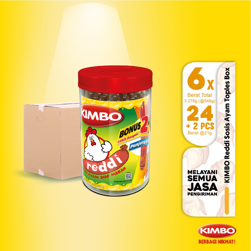 Jual KIMBO Reddi Sosis Ayam Toples Box | Shopee Indonesia