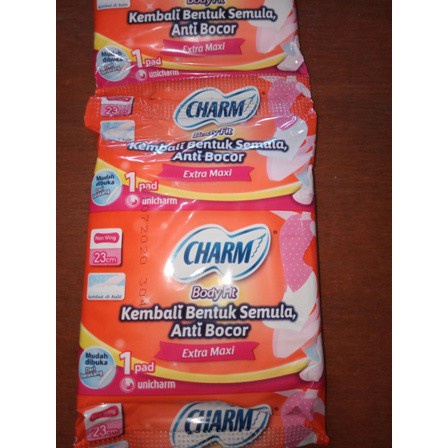 Jual CHARM EXTRA MAXI 23 CM 10 SACHET | Shopee Indonesia