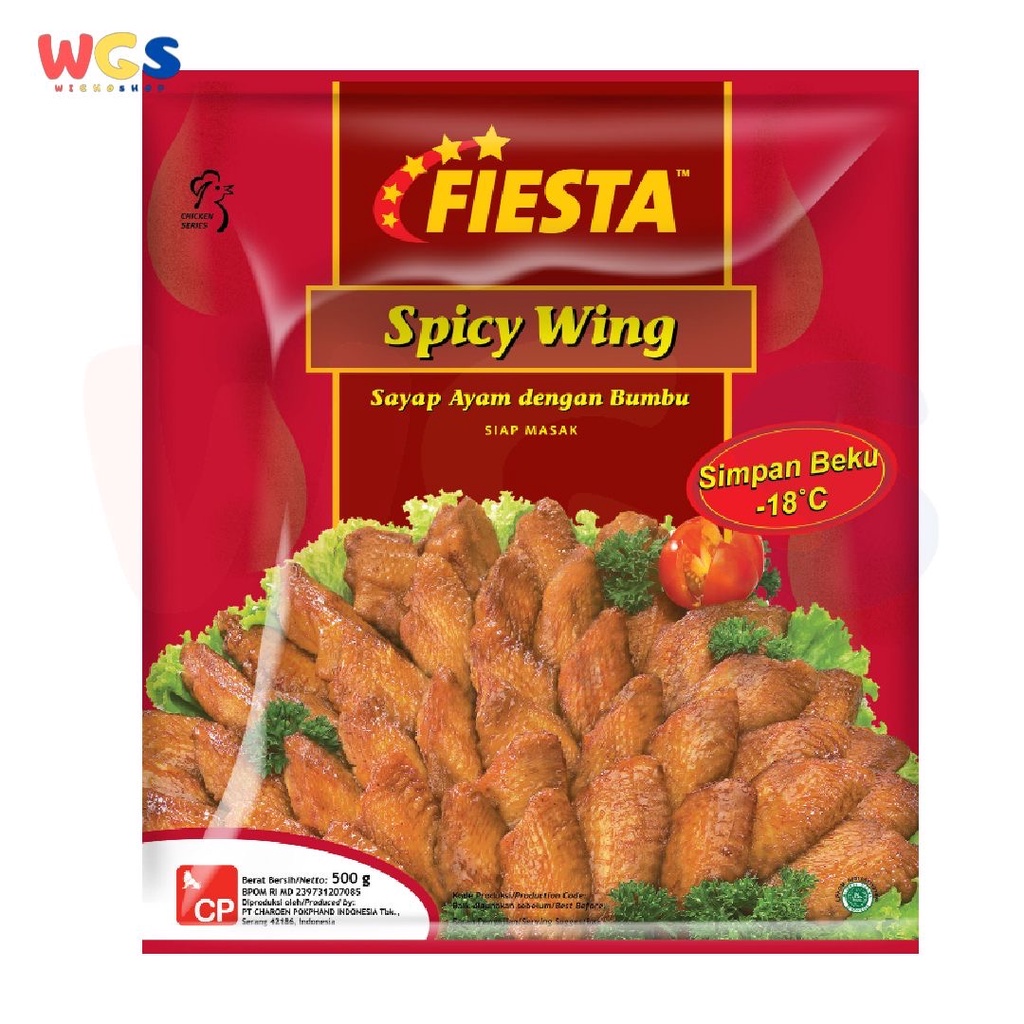 Jual Fiesta Fried Chicken Spicy Wing With Special Spices 500g - Halal ...