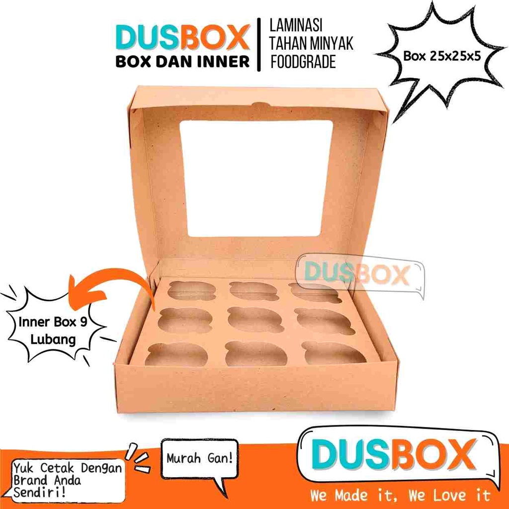 Jual Box Kemasan muffin / Box cupcake / Dus Muffin / Dus Cupcake ...