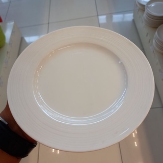 Jual PIRING KERAMIK CEPER 19CM/PIRING PUTIH POLOS KERAMIK/DINNER PLATE ...