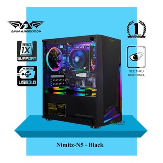 Jual Case Gaming Armaggeddon Nimitz N5 Aurora - Micro ATX | Shopee ...