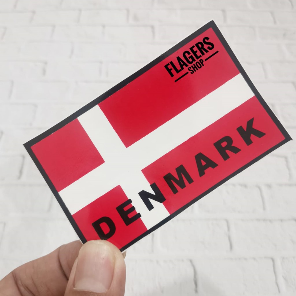 Jual Stiker Denmark / Stiker Bendera Negara / Flag Sticker / Stiker ...