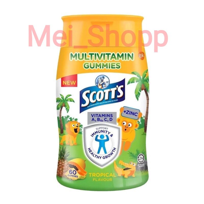 Jual SCOTT SCOTT'S SCOTTS DHA GUMMIES MULTIVITAMIN PERISA TROPIKAL ...