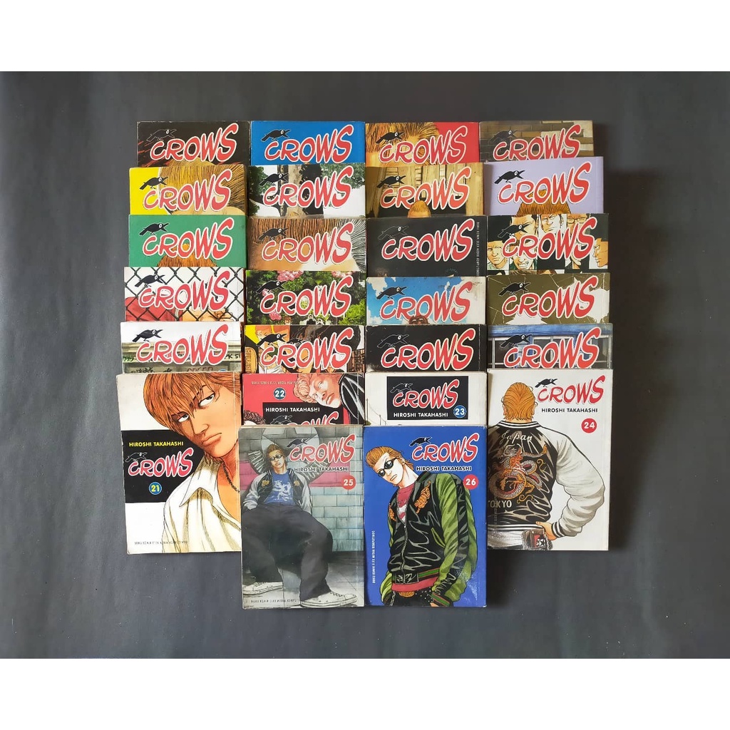 Jual Buku Komik Jepang Langka Crows 1-26 | Shopee Indonesia