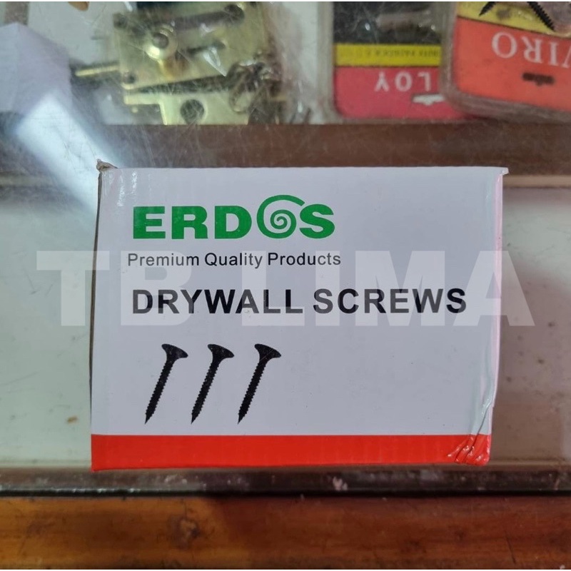 Jual ERDOS Eceran Isi 100 Paku Skrup Sekrup Gipsum Gypsum Drywall Screw Hitam Berbagai Ukuran ...