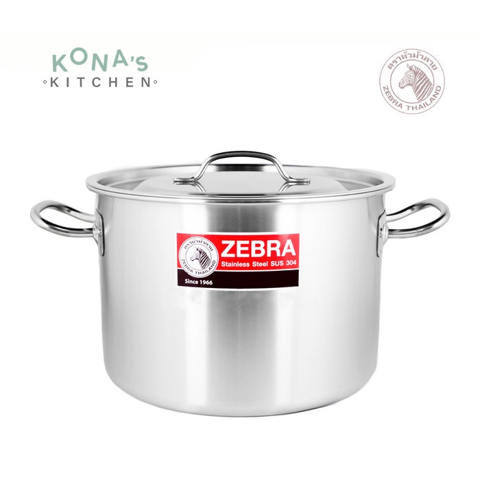 Jual Zebra Casserole 28x20 Cm (12 Lt) (171128) / Panci Stainless/ Stock ...