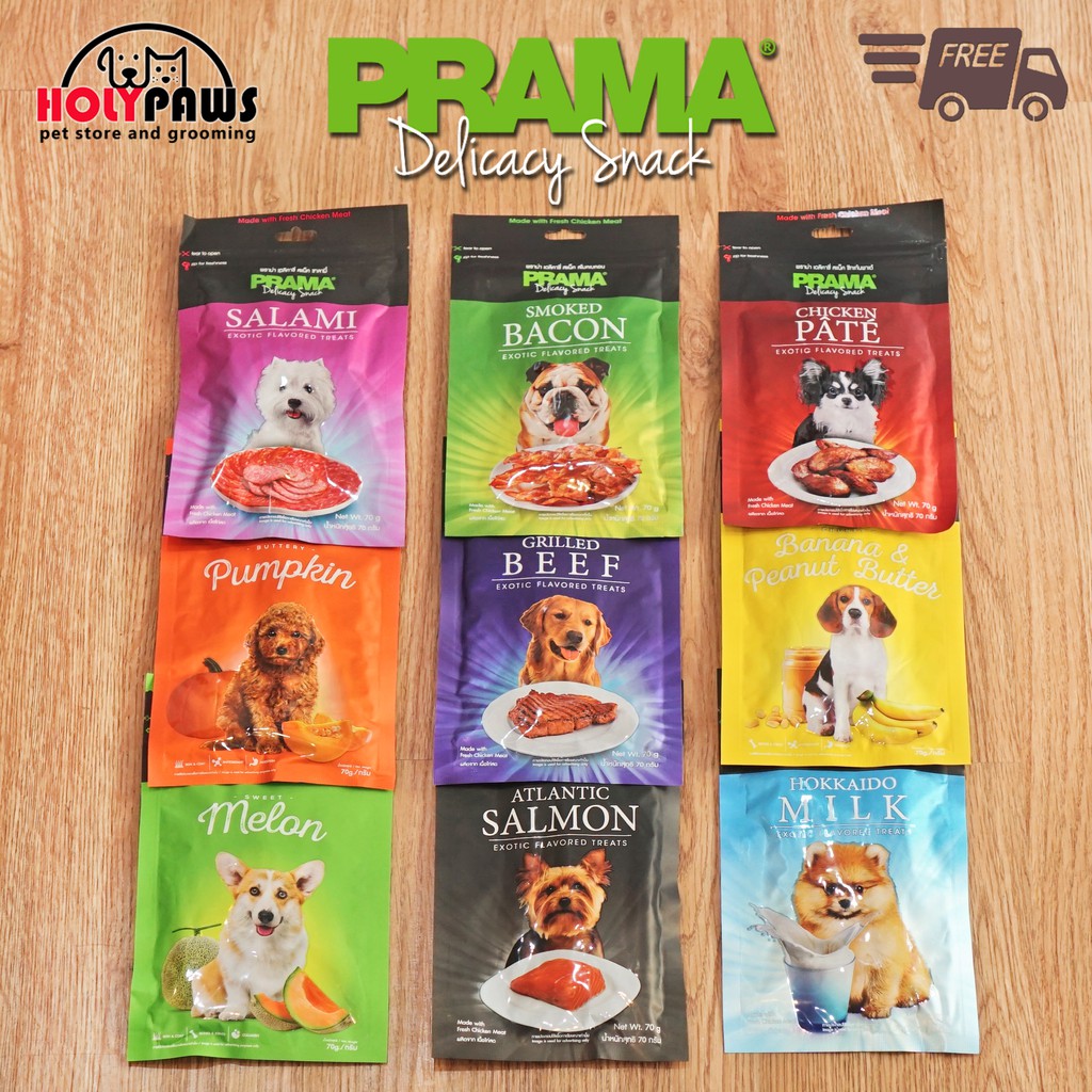 Jual PRAMA Dog Snack Treats Meat Jerky Snack Cemilan Makanan Anjing ALL ...