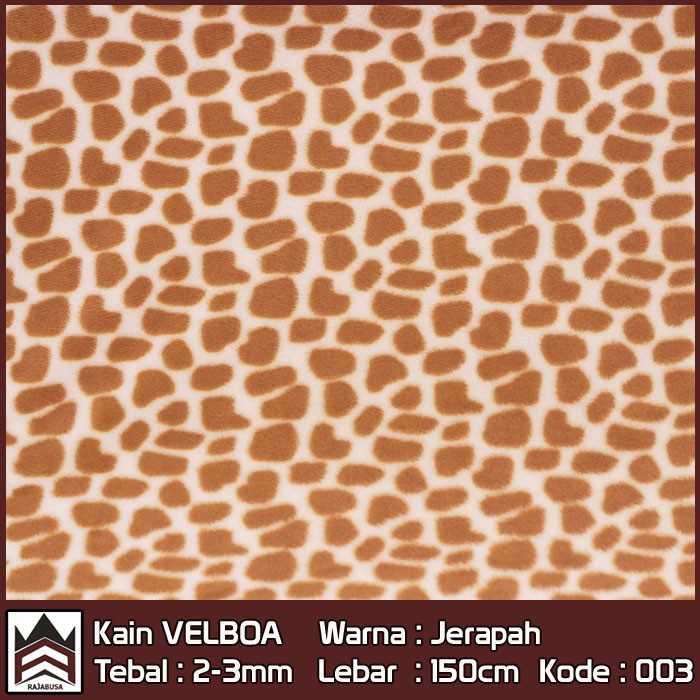 Jual Kain Boneka Motif Bulu Hewan Jerapah | Toko Kain Velboa Termurah ...