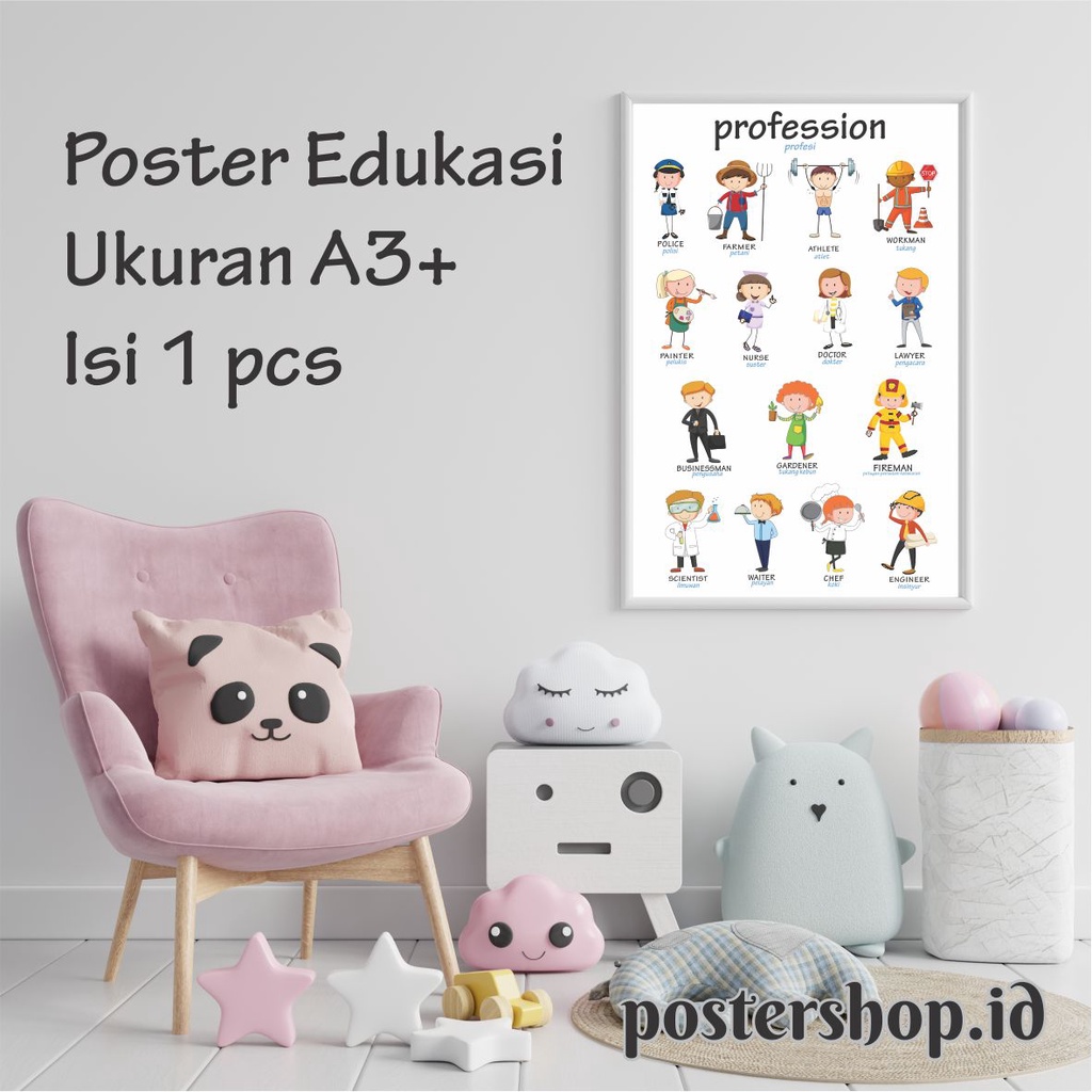 Jual Poster Edukasi PROFESSION | Shopee Indonesia