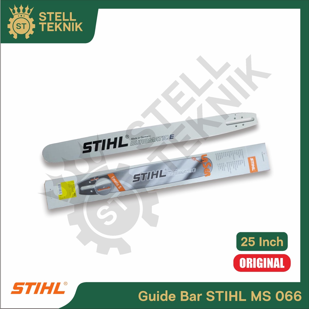 Jual Guide Bar Gergaji Mesin STIHL MS 066 25" Inch Original / Guide Bar Chainsaw Senso STIHL MS ...