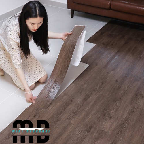 Jual PROMO!!! [COD] Lantai Vinyl/Stiker Lantai Kayu VYNIL FLOOR Parket ...