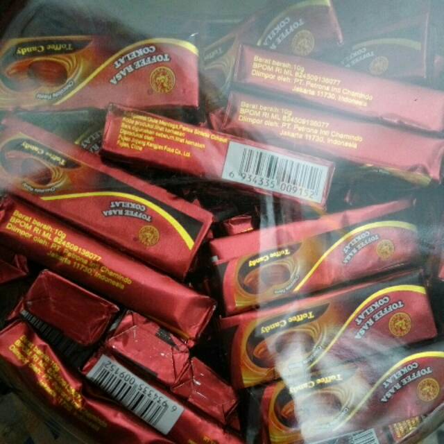 Jual Permen coklat/toffe candy chocolate 100pcs Indonesia|Shopee Indonesia