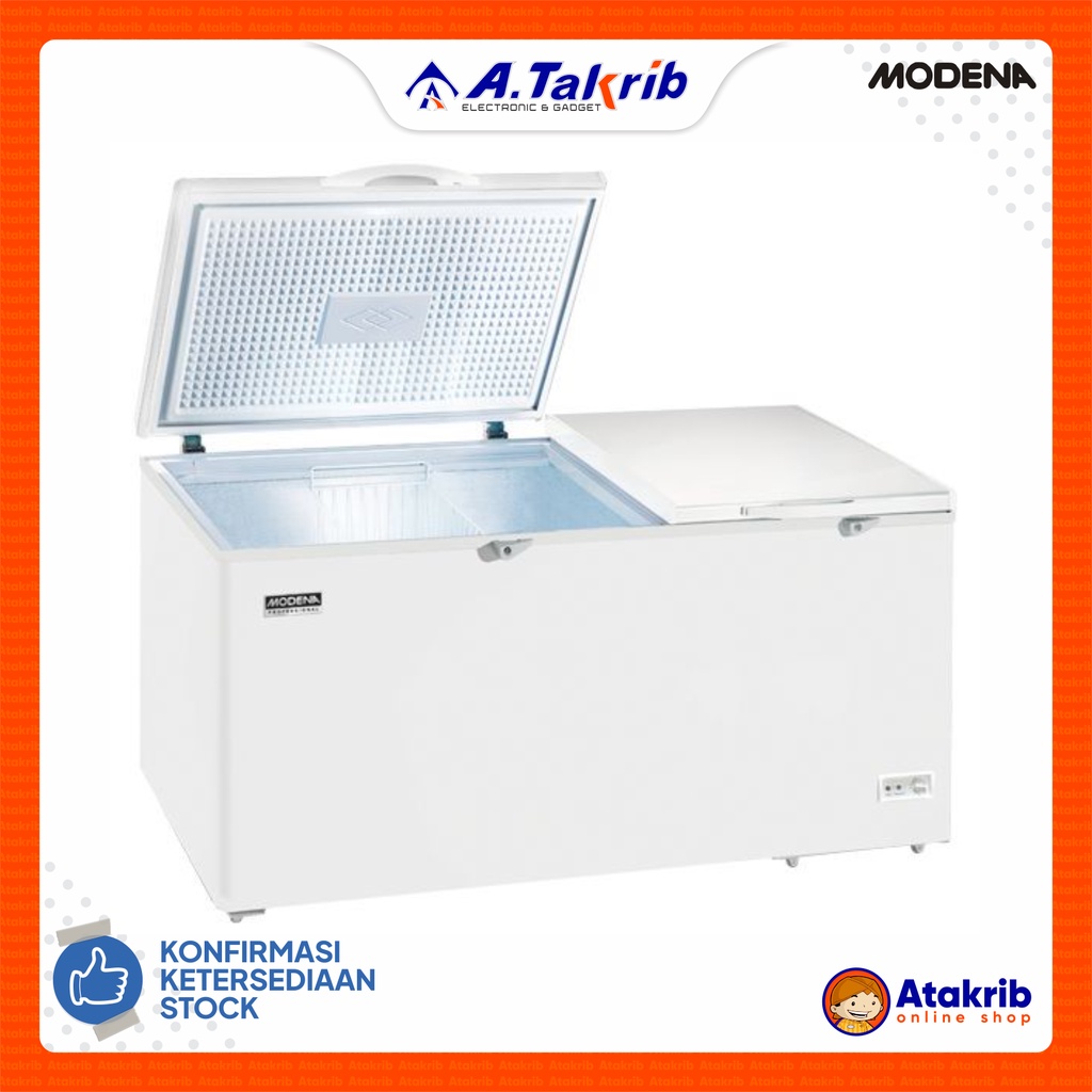 Jual MODENA CHEST FREEZER MD-65W 650 Liter | Shopee Indonesia