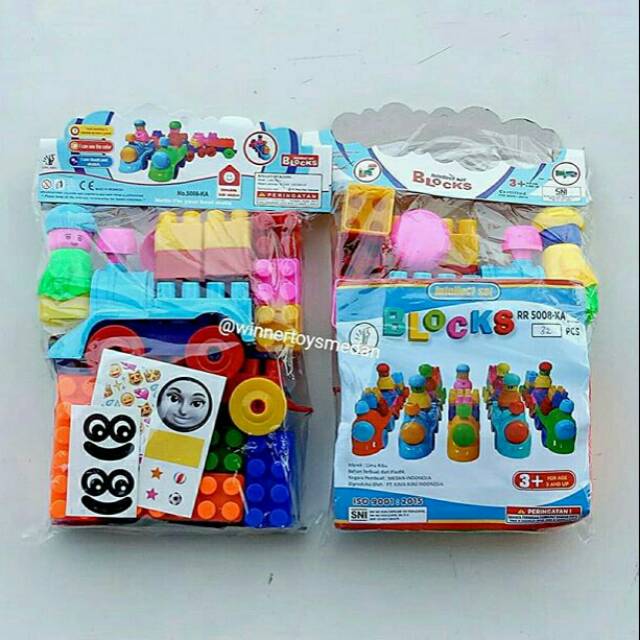 Jual Block lego / Block susun RR5008-KA / Mainan balok susun Indonesia ...