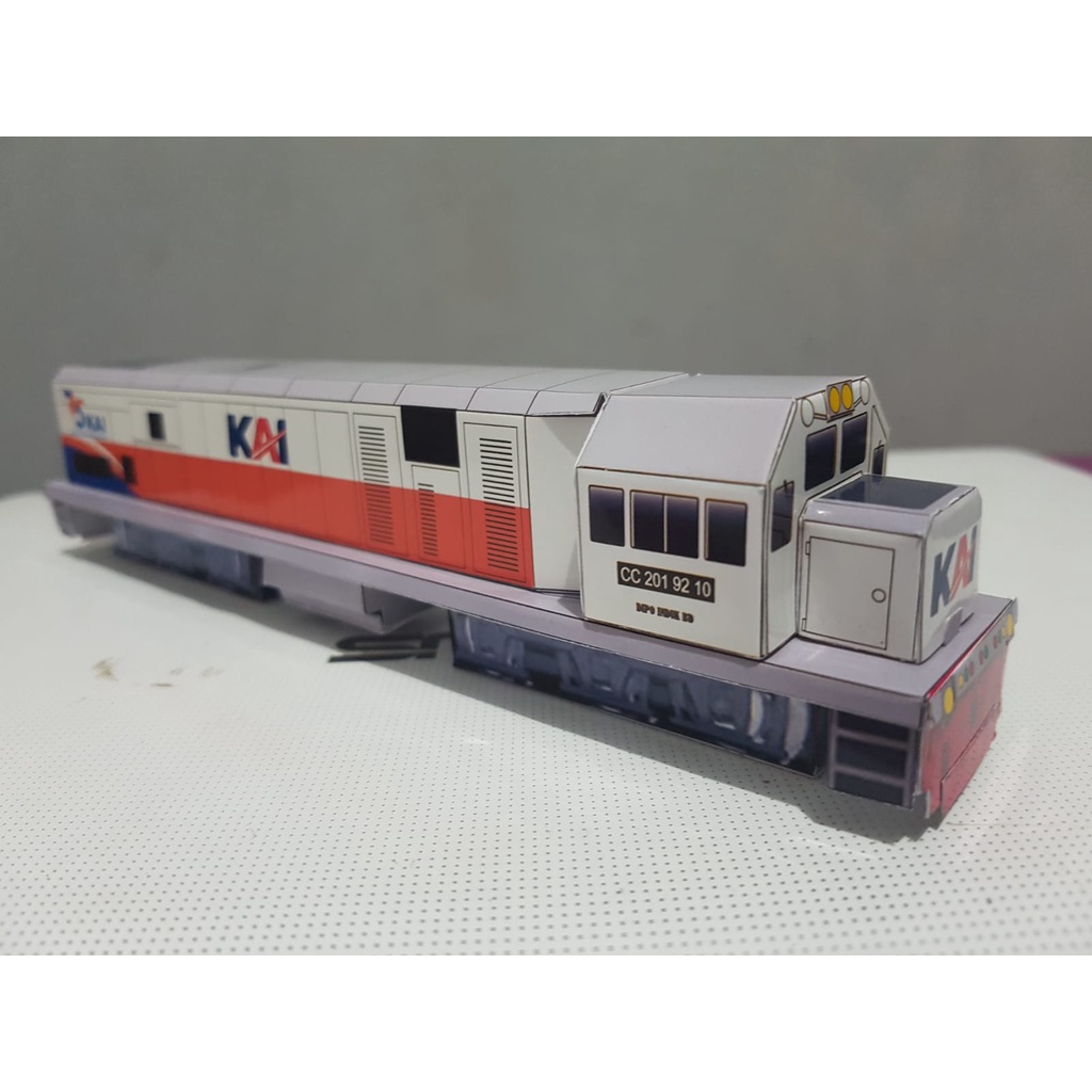 Jual DIY Papercraft kertas Kereta Api CC201 Indonesia|Shopee Indonesia