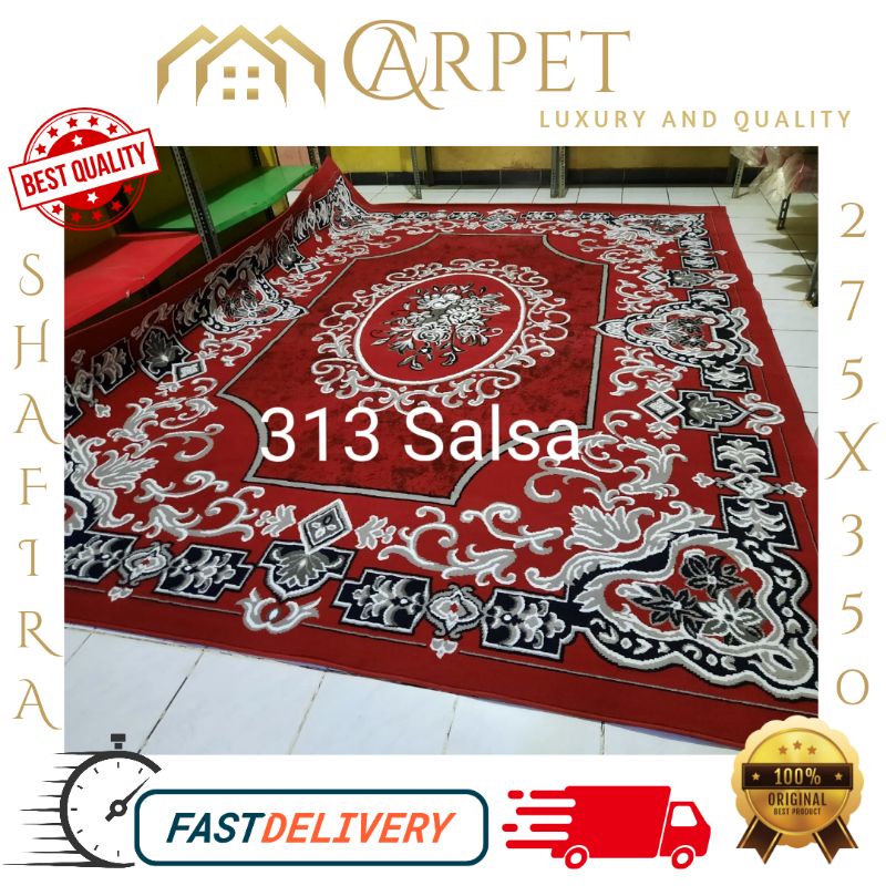 Jual karpet permadani jumbo ukuran besar 275x350 karpet super jumbo ...