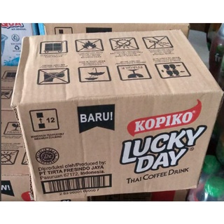 Jual Kopiko Lucky Day Kopi Kemasan Ready to Drink 180 ml (12 Botol ...