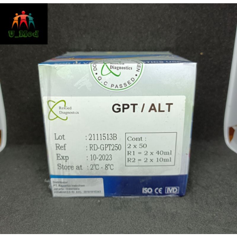 Jual Reagen SGPT Reiged Diagnostics / Reagen GPT - ALT Reiged Diagnostics | Shopee Indonesia