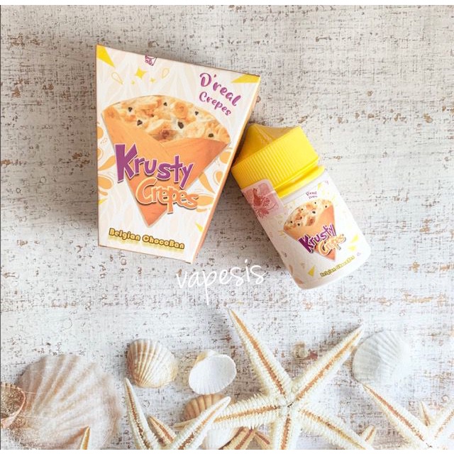 Jual Krusty Crepes V4 3mg 6mg Belgian Chocoban 60ml Chocolate Banana ...
