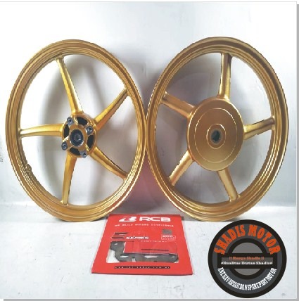 Jual Velg Bintang Motor Merk RCB Tipe 522 Ukuran 160/185 Ring 14 Motor ...