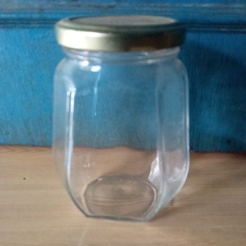 Jual Botol kaca jar segi8 280ml | Shopee Indonesia