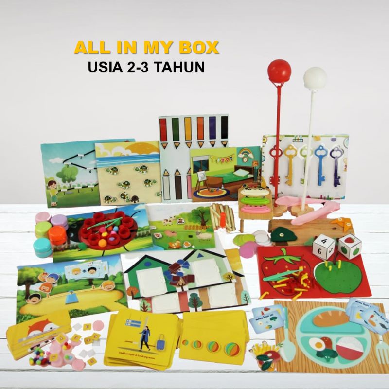 Jual Mainan Stimulasi Usia 2-3 Tahun (Beli Paketan) | Shopee Indonesia