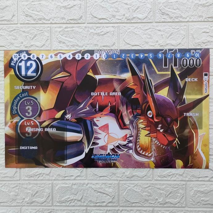 Jual PLAYMAT DIGIMON TCG CUSTOM MEGIDRAMON | Shopee Indonesia