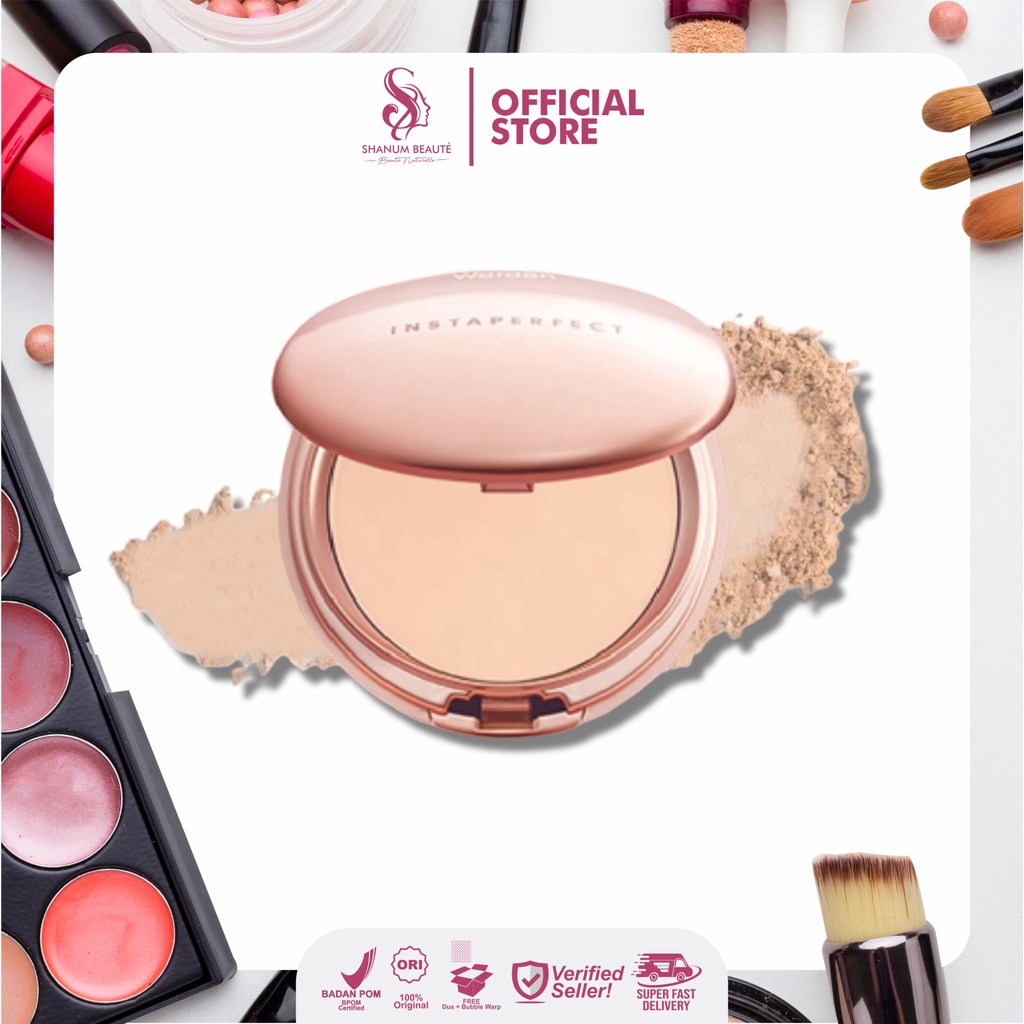 Jual Wardah Instaperfect Matte Fit Powder Foundation - Two Way Cake ...