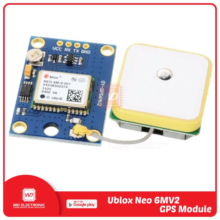 GPS MODULE UBLOX NEO 6M V2 GPS UBLOX NEO GY-GPS6MV2 | Shopee Indonesia