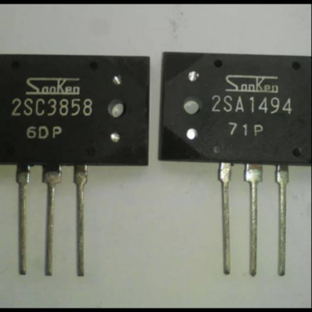 Jual Transistor Sanken 2SC3858 dan 2SA1494 Original | Shopee Indonesia