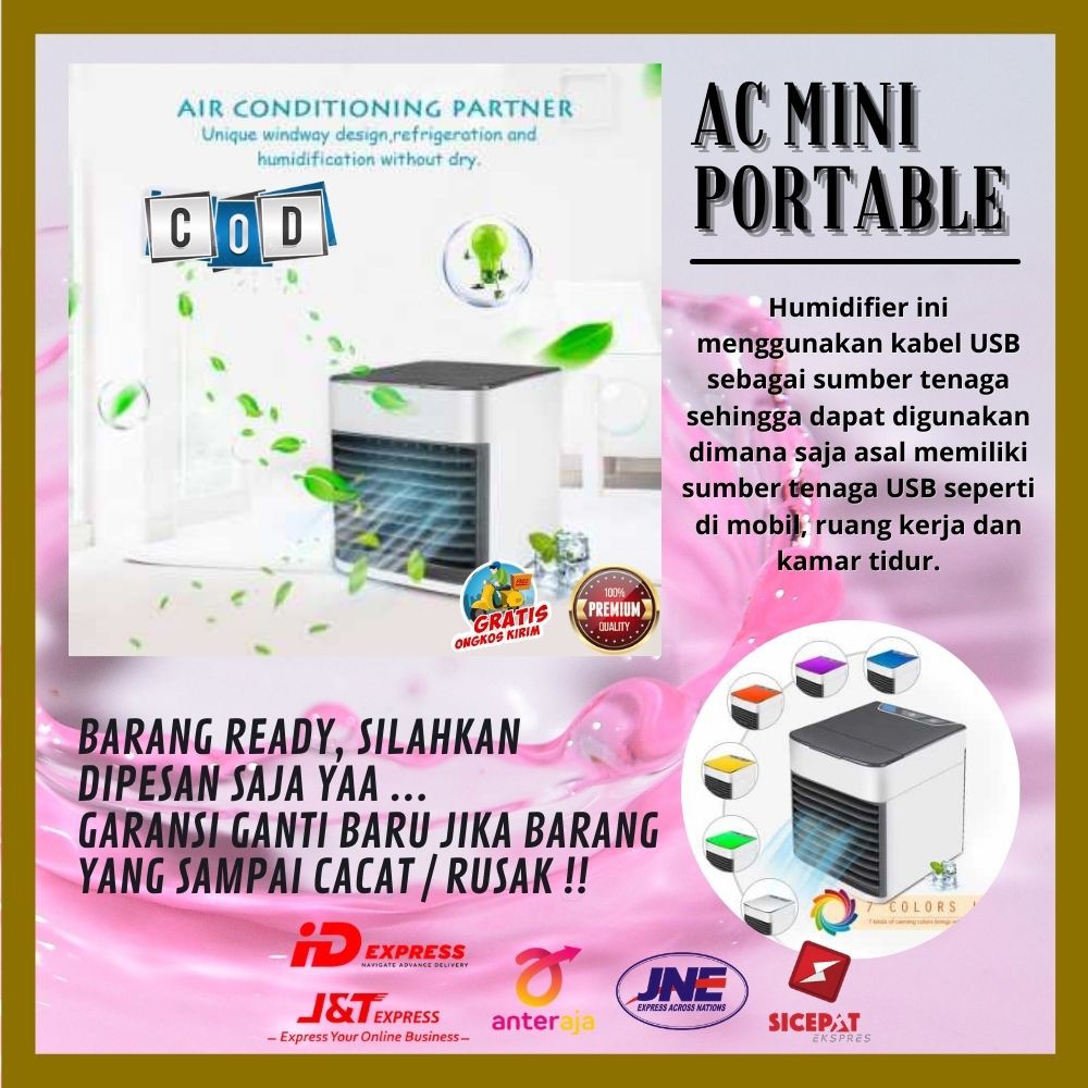 Jual (COD) AC MINI PORTABLE AC MINI PENDINGIN PORTABLE AC MINI ...