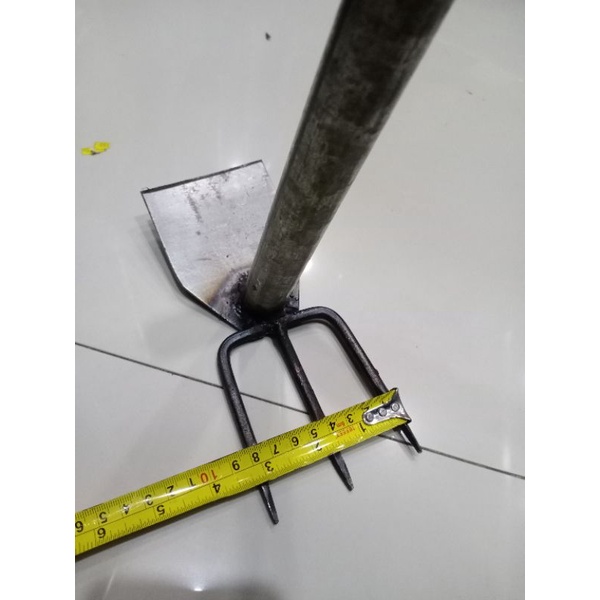 Jual cangkul garuk 2in1 koret rumput pacul mini garuk mini gagang besi ...