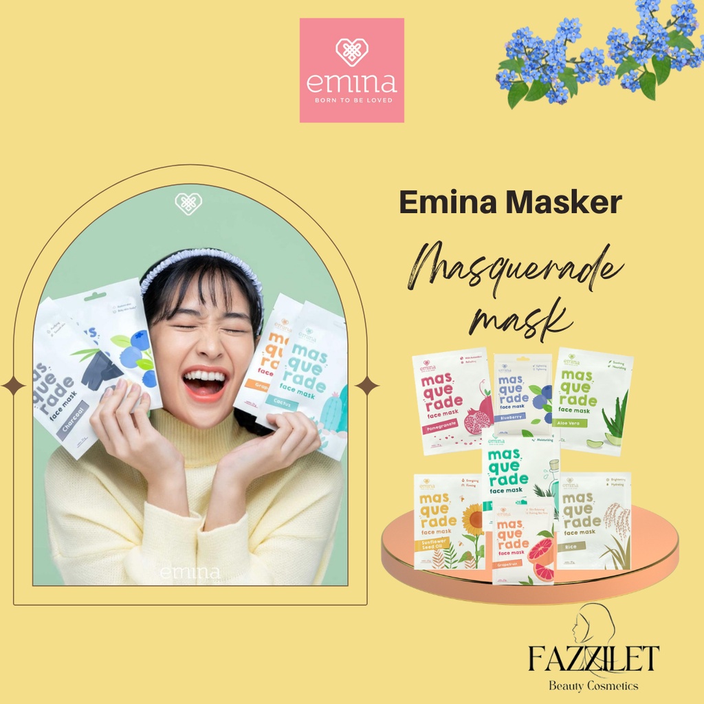 Jual Emina Masquerade Face Mask 23 g - Masker Wajah (Sheet Mask ...