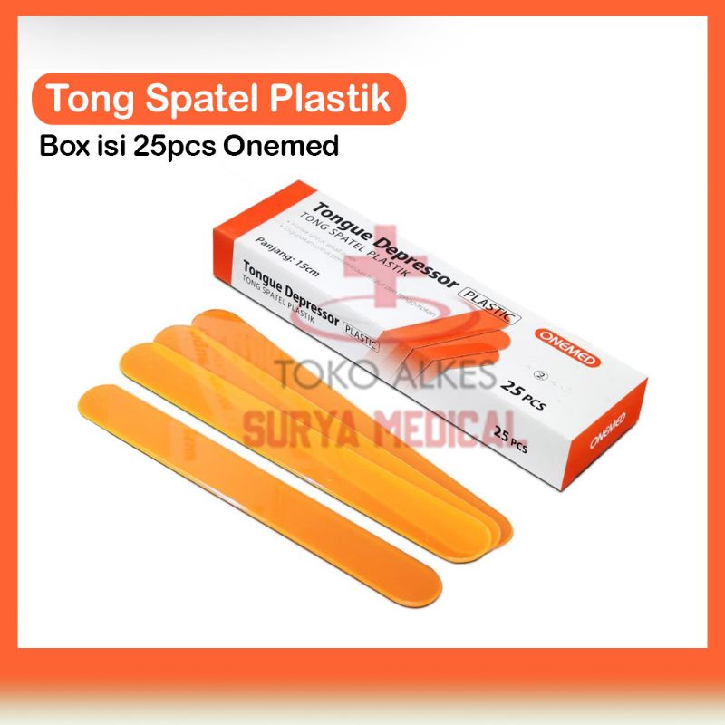 Jual Tong Spatel Spatula Plastik Onemed | Shopee Indonesia