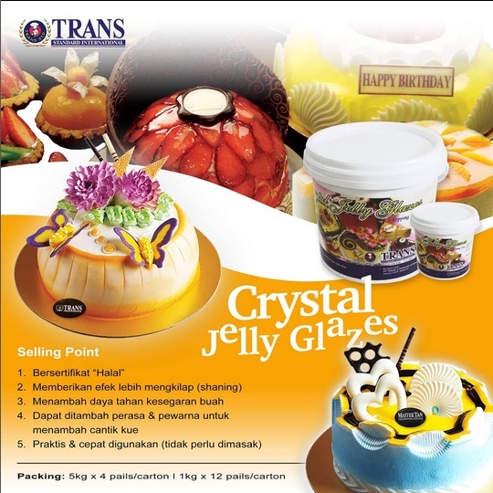 Jual Crystal Jelly Glasses Trans 1kg | Shopee Indonesia