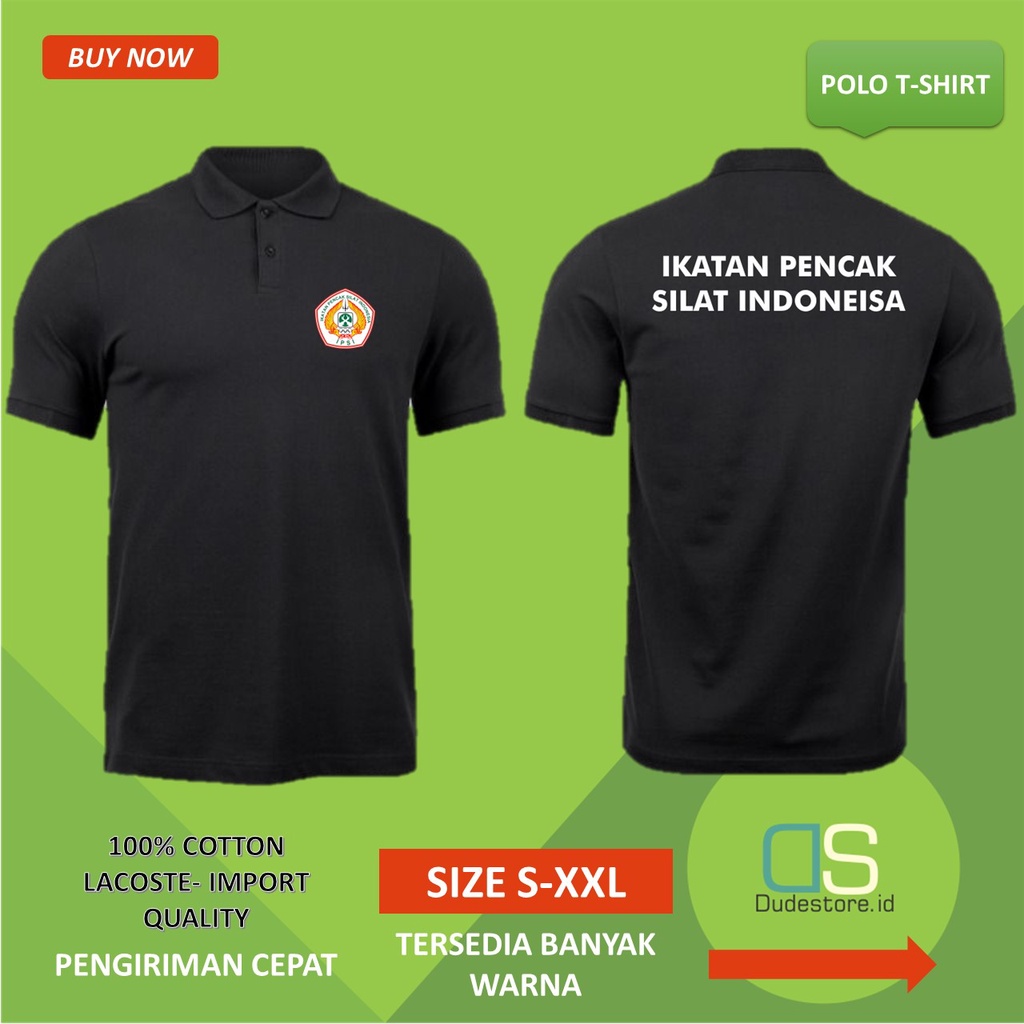 Jual POLO SHIRT IPSI IKATAN PENCAK SILAT INDONESIA KAOS LENGAN PENDEK KAOS PRIA DISTRO BAJU ...