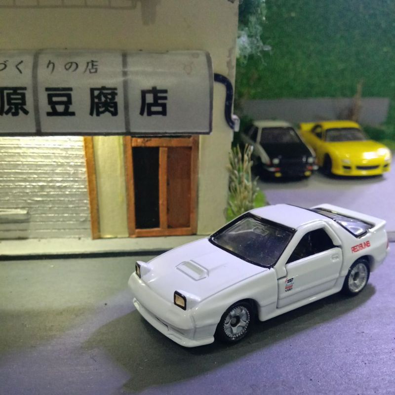 Jual Tomica Dream Initial D Mazda RX-7 FC3S White Takahashi Ryosuke S=1/61 Akagi White Comet ...