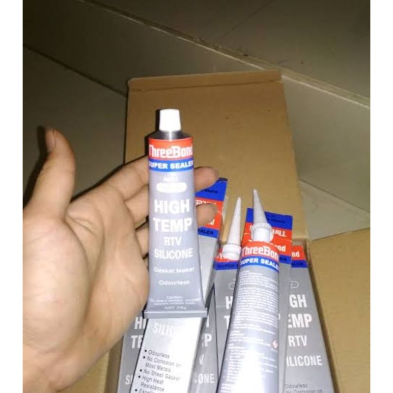 Jual LEM TRIBON LEM PAKING THREEBON SEALER ABU ABU HIGH TEMP ANTI PANAS ...