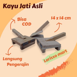 Jual alat penekan adonan pastel / alat pres kerupuk puli / kayu jati ...