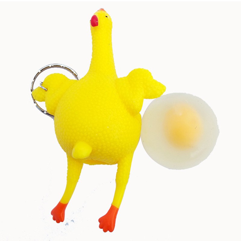 Jual Mainan Ayam Bertelur Mainan viral SQUISHY gantungan kunci AYAM ...