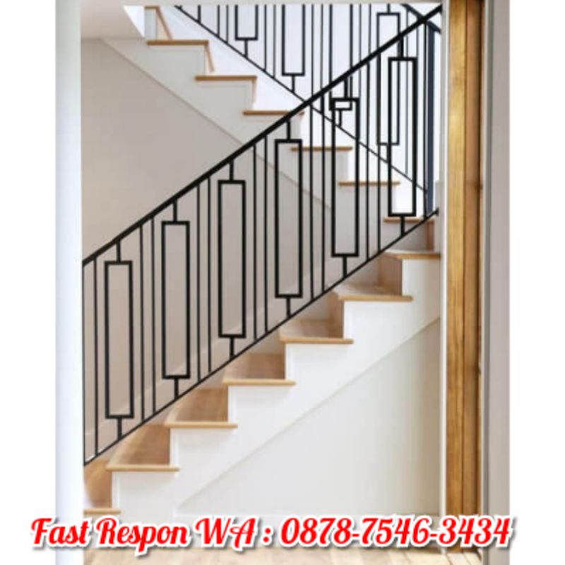 Jual RELLING TANGGA BESI MINIMALIS / RELLING BALKON / RAILING TANGGA ...