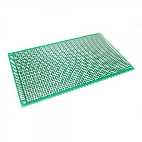 Jual Pcb Bolong Lubang Ic Dot Matrix Double Layer Fr4 Fiber Hijau 9X15 ...