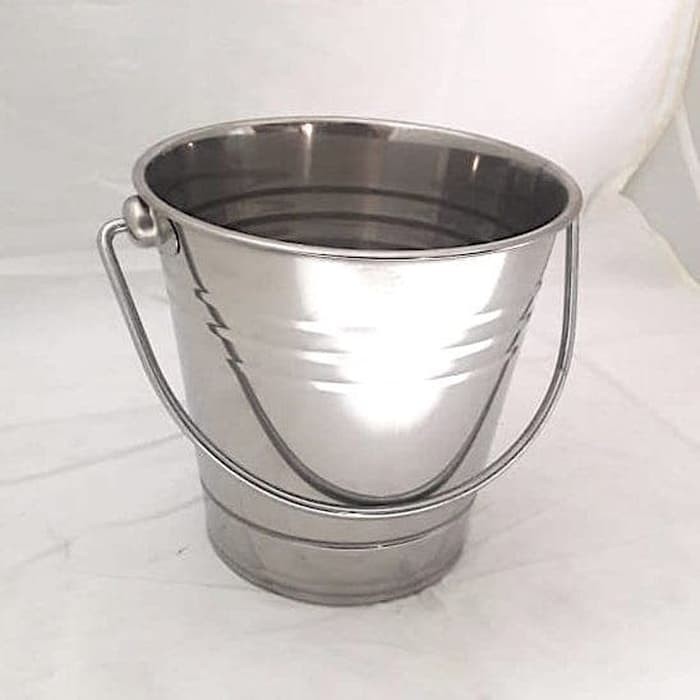 Jual RUMAH TANGGA KAMAR MANDI BUCKET / EMBER ES BATU STAINLESS 2 LITER ...