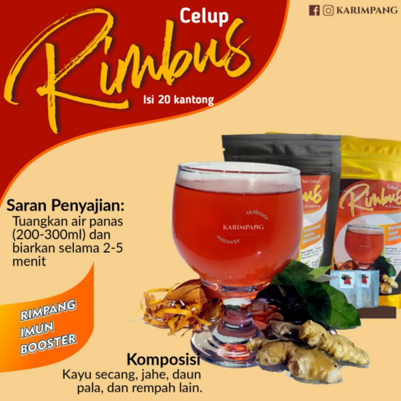 Jual Wedang Rempah Celup Herbal RIMBUS Rimpang Imunitas | Shopee Indonesia