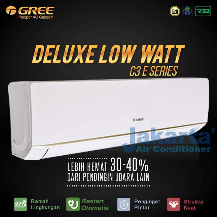 AC GREE DELUXE LOW WATT 1 PK 09C3E | Shopee Indonesia AC GREE DELUXE LOW WATT 1 PK 09C3E | Shopee Indonesia