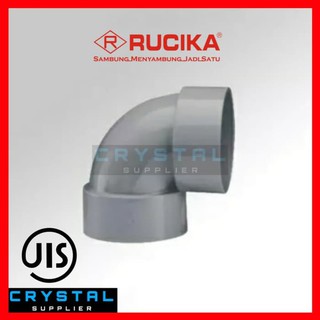 Jual KNIE POLOS RUCIKA 2" inch D-DL PVC 90° derajat / ELBOW Knee Keni L | Shopee Indonesia